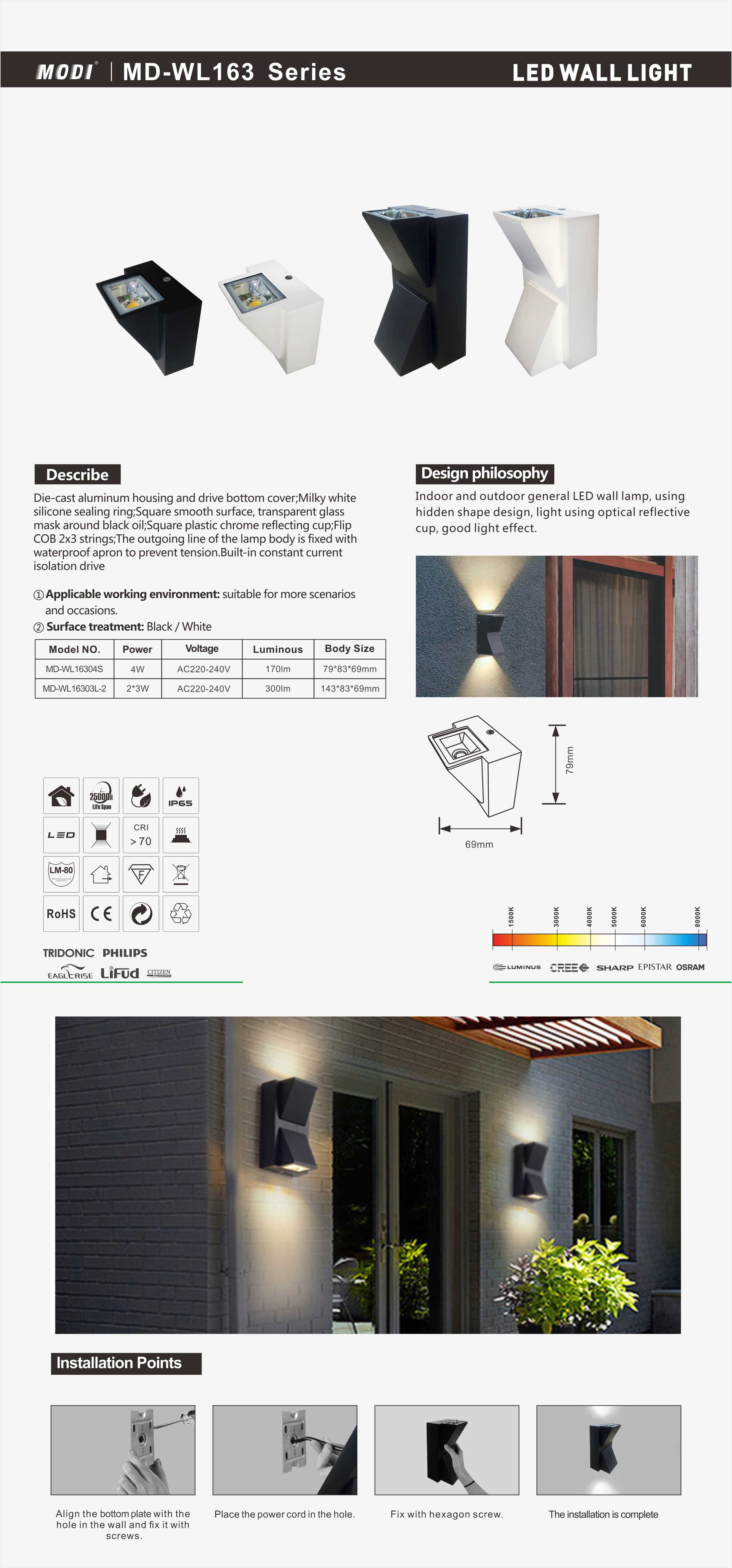 LED WALL LIGHT,WALL LIGHT - Outdoor Wall Lamp - Guangdong World Opto ...