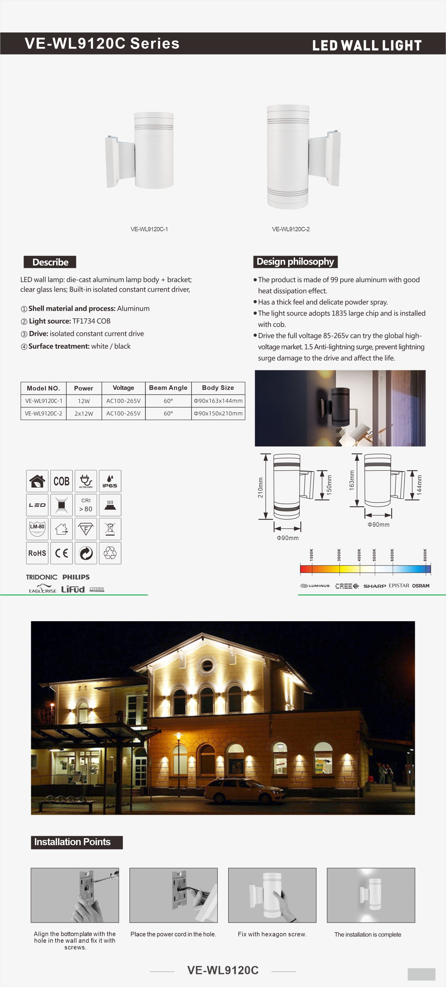 Outdoor wall lamp, wall lamp - Outdoor Wall Lamp - Vmax-Guangdong World ...