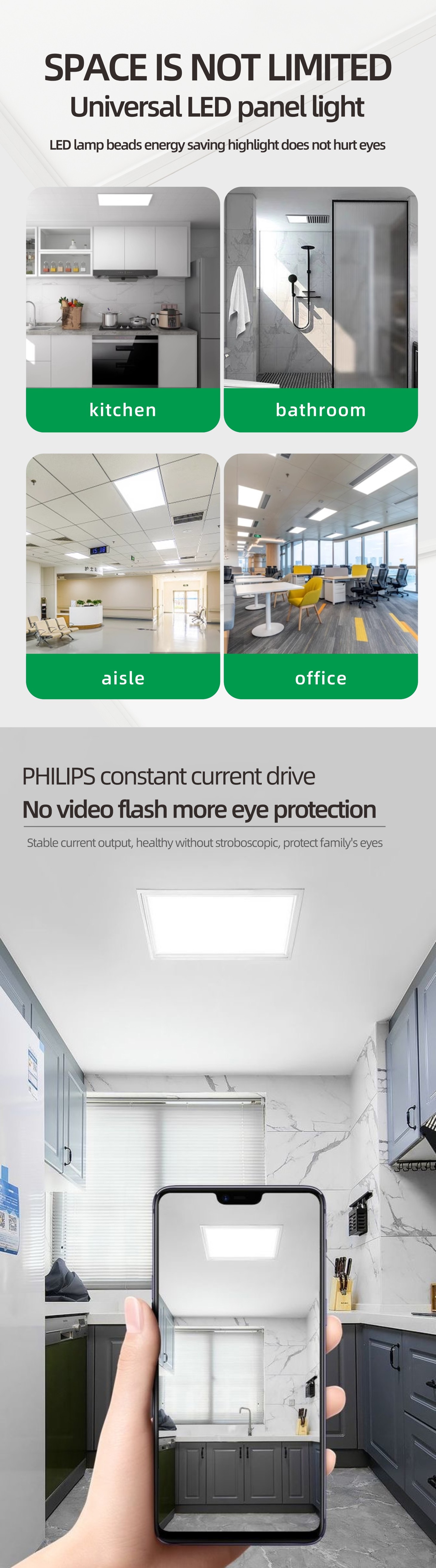 LED Panel Light - Large Panel Light - Guangdong World Opto-Electronic ...